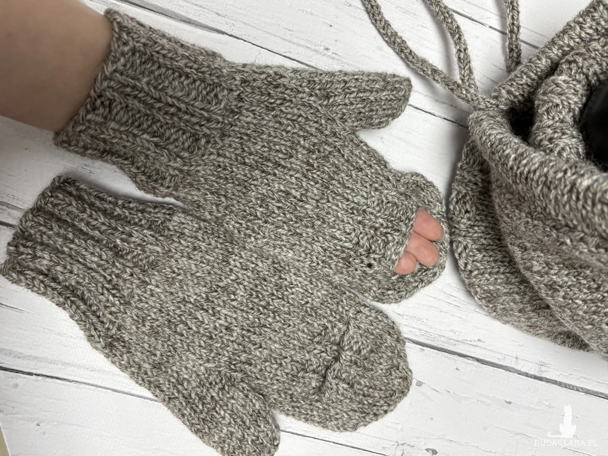 Balaklava i rękawiczki- przesyłka krajowa gratis!! • Ruda Klara